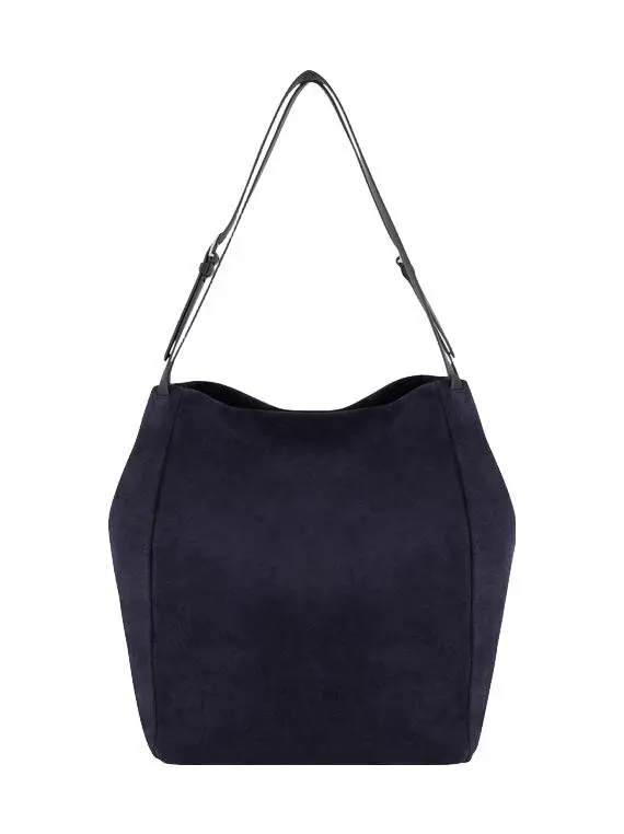 Vince Josie Suede Large Tote - Blue