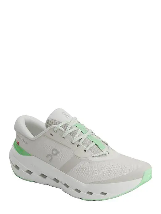 On Cloudrunner 3 Athletic Running Shoe - Ghost/verdite