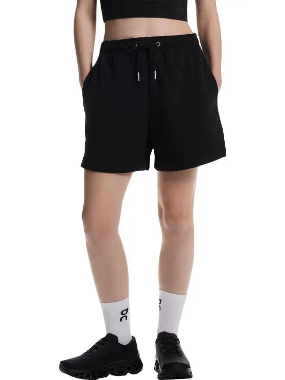 On Club Collective Cotton-blend Fleece Shorts - Black