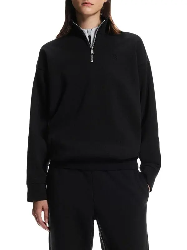 On Quarter-zip Sweatshirt - Black