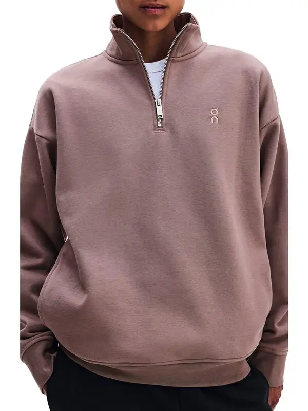On Quarter-zip Sweatshirt - Clove