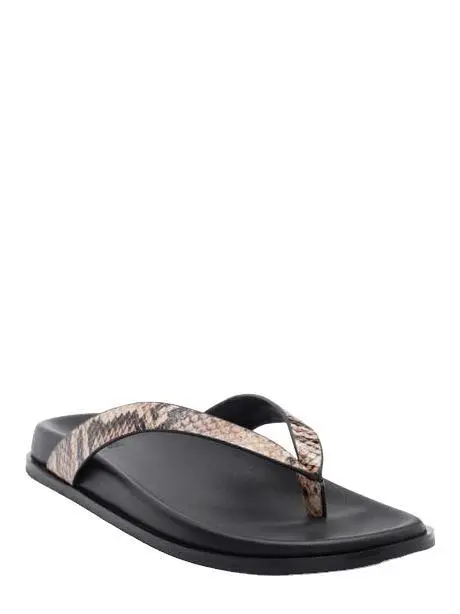 Paige Zadie Flip Flop - Tan Multi