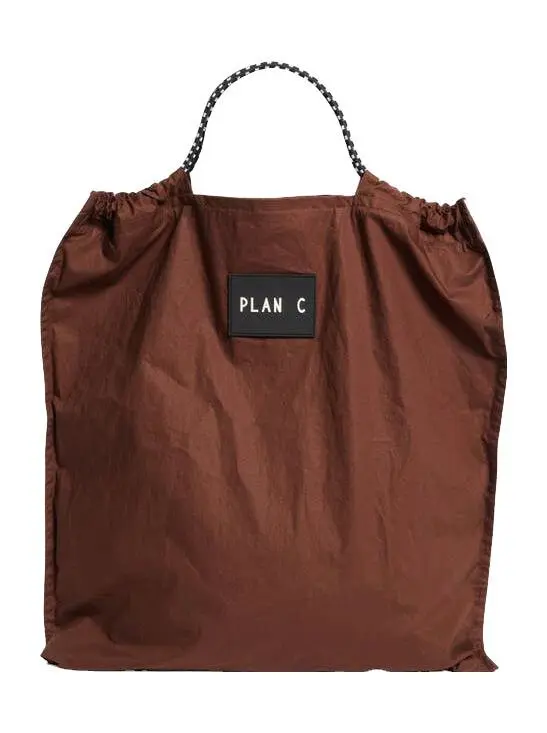 Plan C Cotton Shopper Tote - Coffee