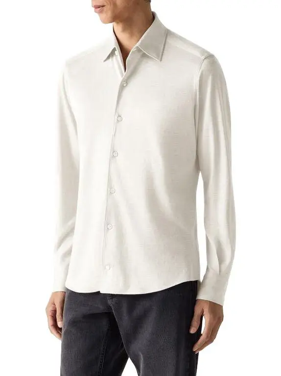Zegna Crossover Silk - White Melange