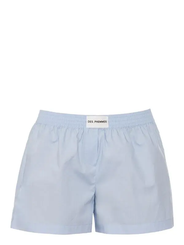 DES_PHEMMES Mid-rise Boxer Shorts - Light Blue