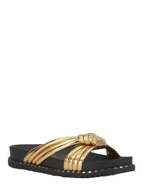Jessica Simpson Cilleva Slide Sandal - Gold/gold