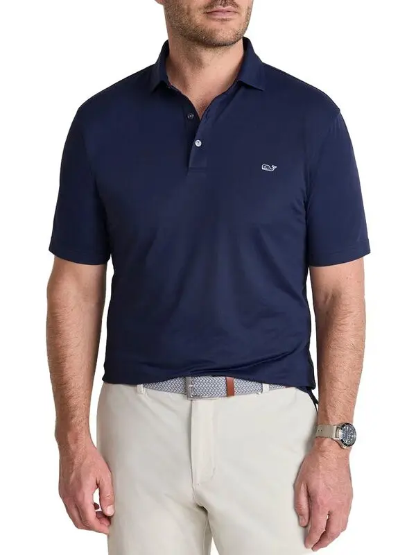 Vineyard Vines Fairwinds Performance Polo - Nautical Navy