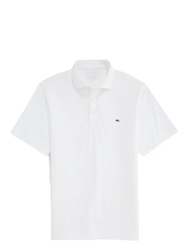 Vineyard Vines Fairwinds Performance Polo - White Cap