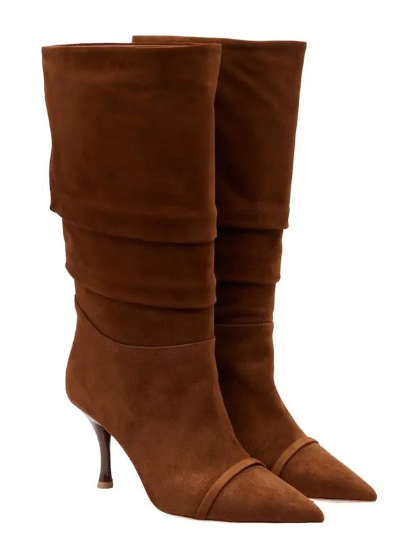 MALONE SOULIERS Isley 70 Suede Ankle Boots - Brown