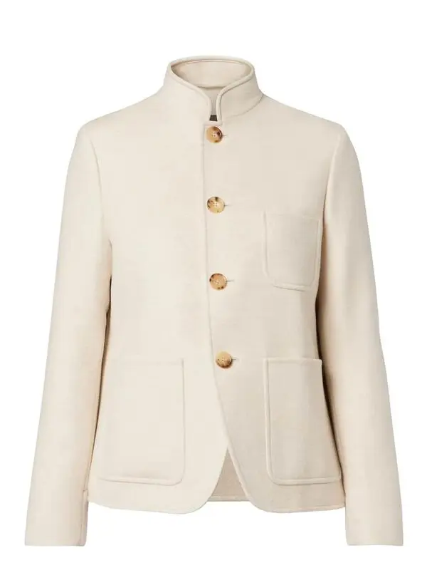Loro Piana Spagna Cashmere Jacket - White