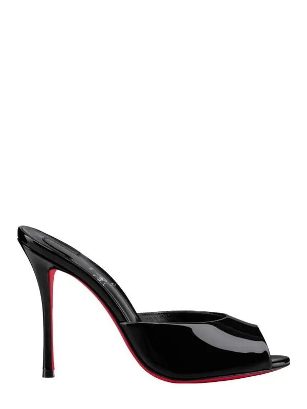 CHRISTIAN LOUBOUTIN Leather Me Dolly Mules - Black