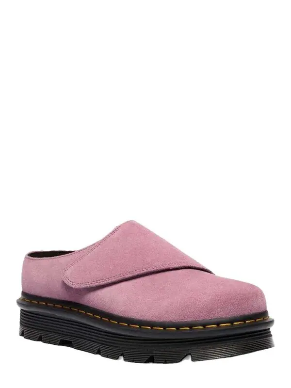 Dr. Martens Zebzag Anywair Suede Platform Mules - Pink