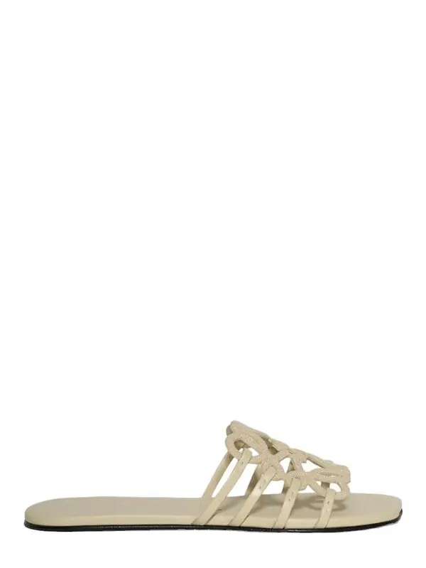 Loewe Petal Anagram Slide Strass - Yellow