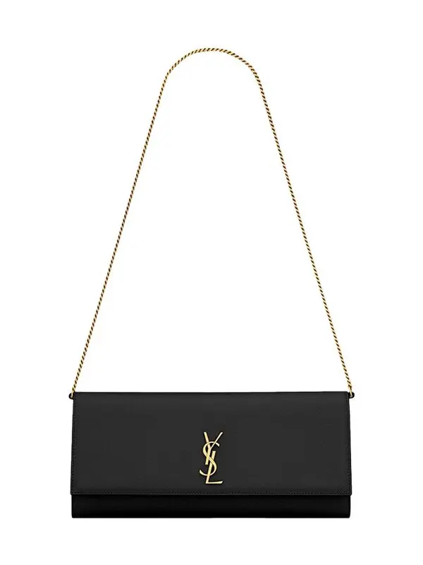Saint Laurent Kate Clutch - Black