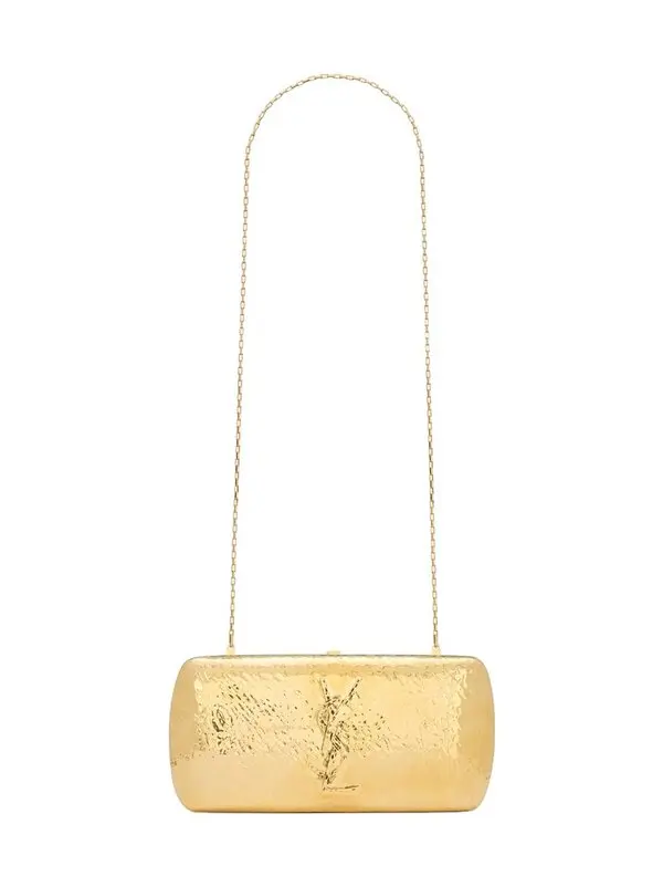 Saint Laurent Metal Evening Clutch - Gold