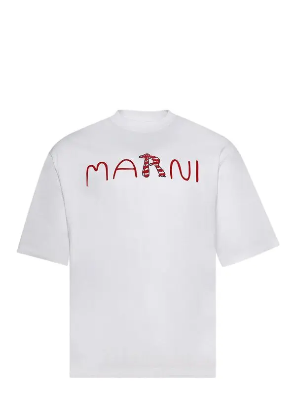 Marni Logo Tee Lily - White