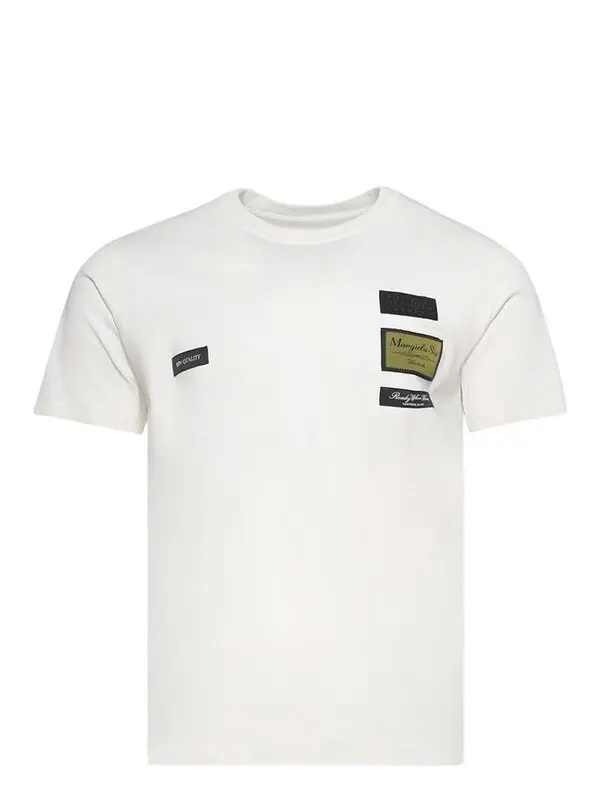 MAISON MARGIELA Label Patch Tee Off - White