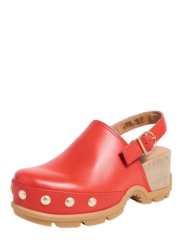 Sorel Roam'n Rvt Clogs - Crimson Fire/gum 16
