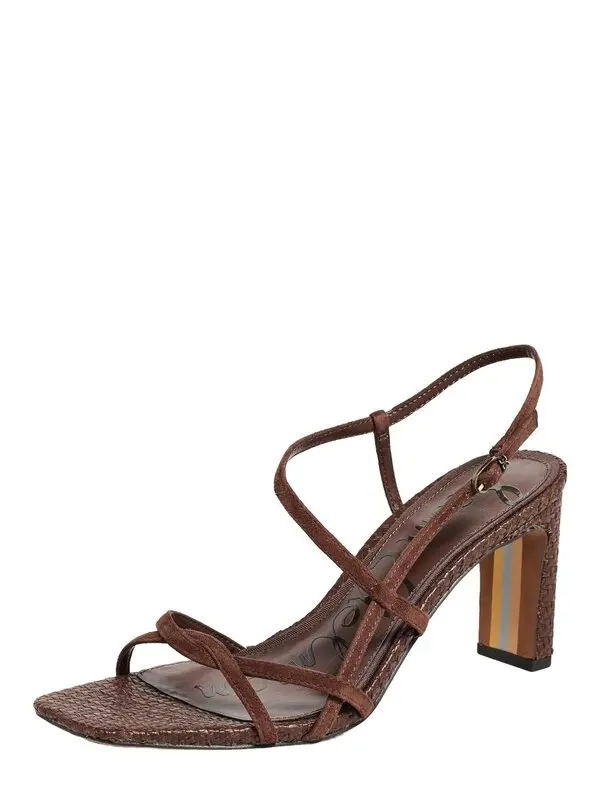 Sam Edelman Elissa Heeled Sandals - Ande Brown Suede