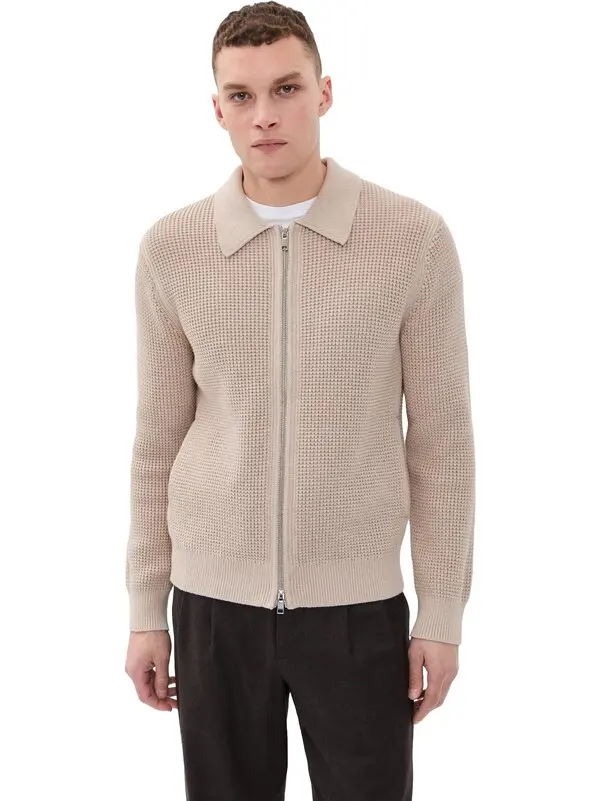 Theory Gary Cashton Fullzip - Alabaster Melange