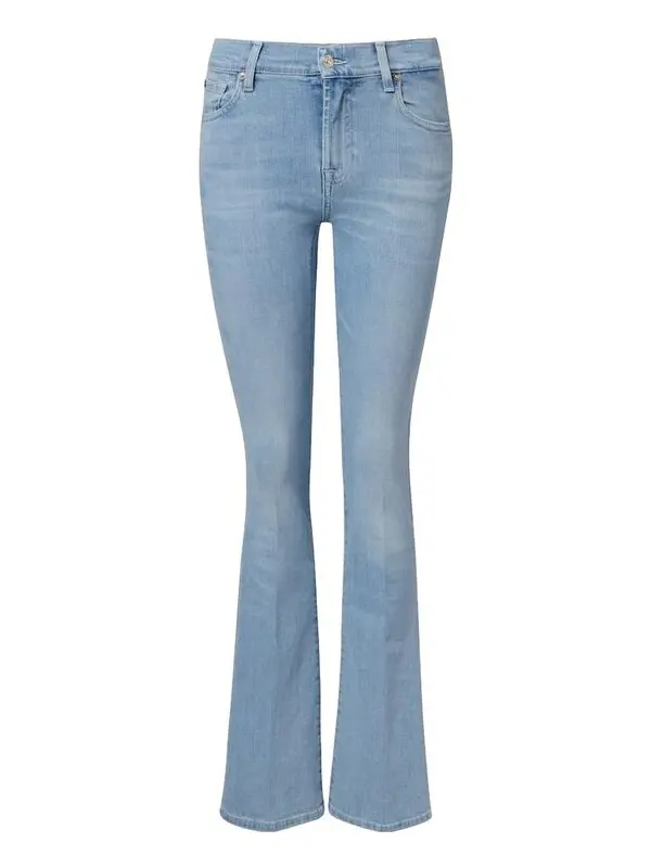 7 For All Mankind Logo Bootcut Jeans - Blue