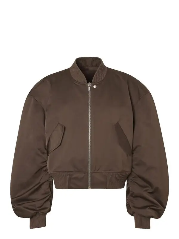 Rick Owens Secchia Technical Bomber Jacket - Brown