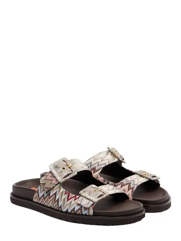 Missoni Clea Zigzag Sandals - Multicoloured