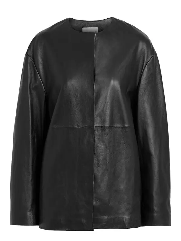 Loulou De Saison Atalia Leather Jacket - Black