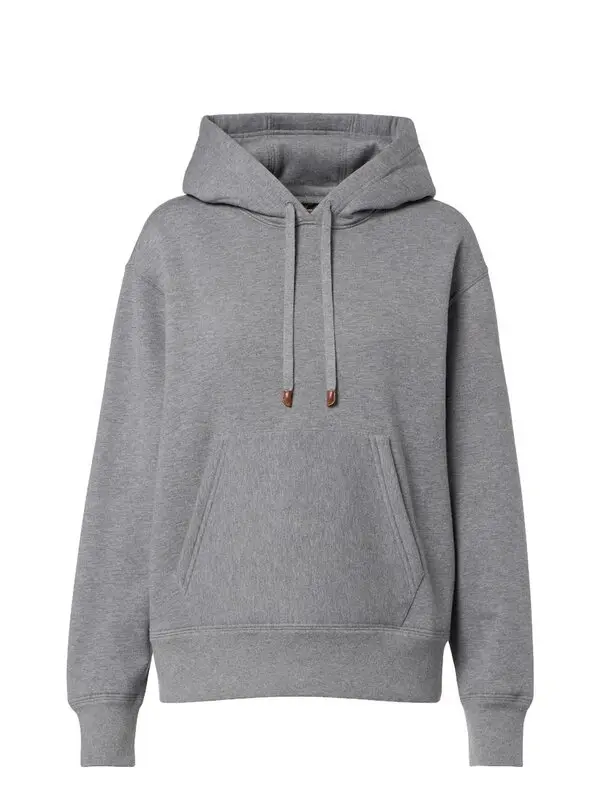 Loro Piana Banyan Cotton And Cashmere Hoodie - Grey