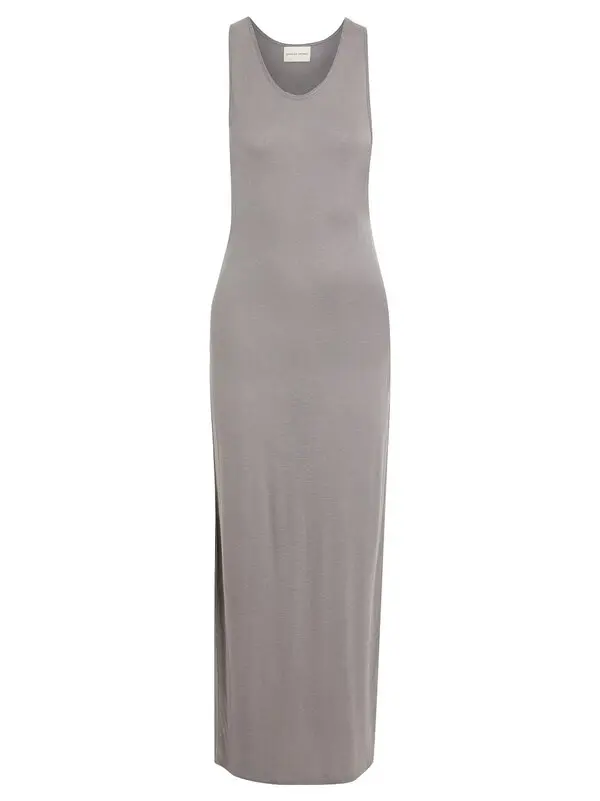 Loulou De Saison Myron Jersey Maxi Dress - Gray