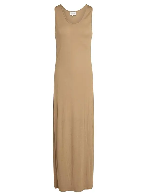 Loulou De Saison Myron Jersey Midi Dress - Sand