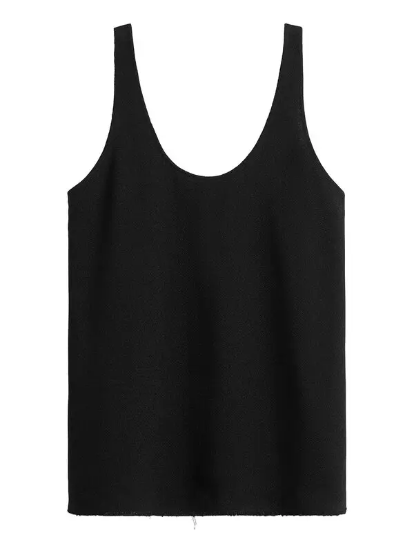 TOTEME Sablé Tank Top - Black