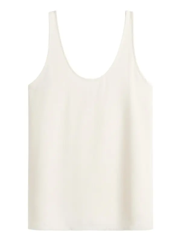 TOTEME Sablé Tank Top - White