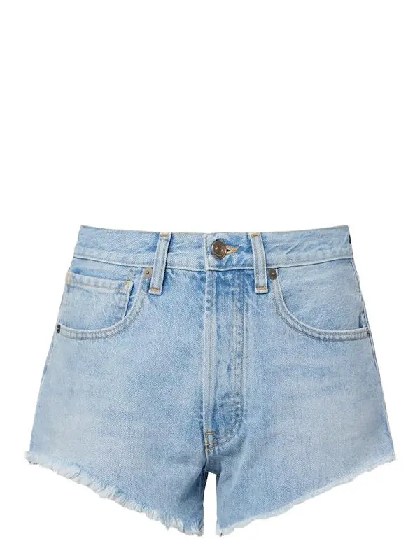 Alanui Island's Diary Denim Shorts - Blue