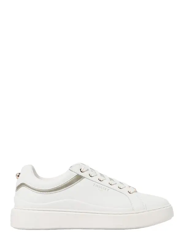 TWINSET Lace-up Sneakers - White