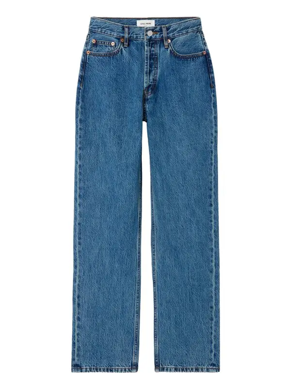 Still Here High-rise Rigid Denim Jeans - Classic Blue