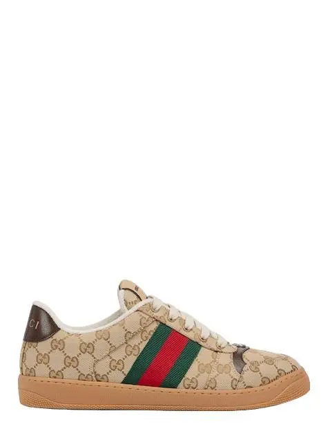 Gucci Worn-out Effect Screener Sneaker - Sand