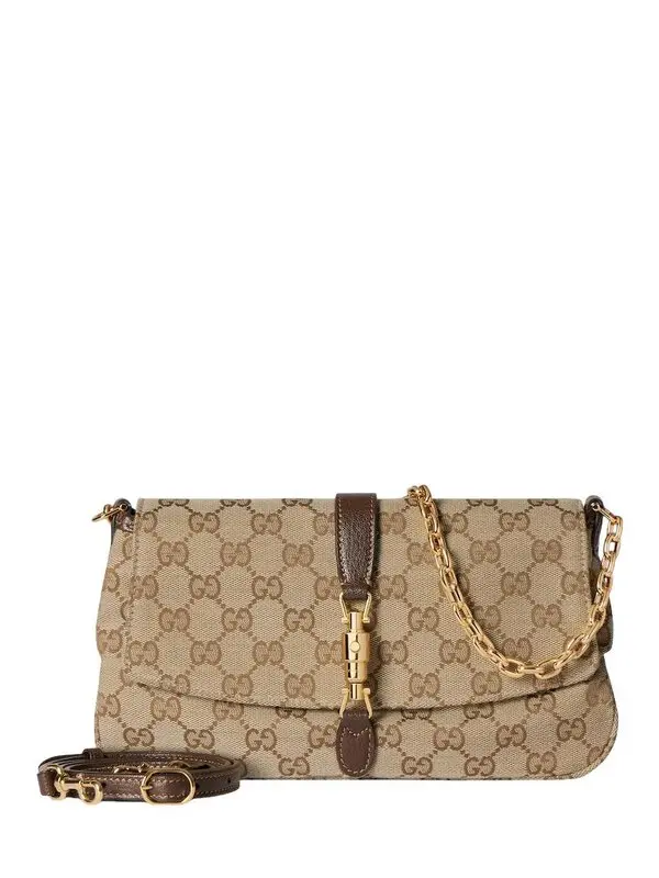 Gucci Aperitivo Medium Gg Canvas Shoulder Bag - Beige
