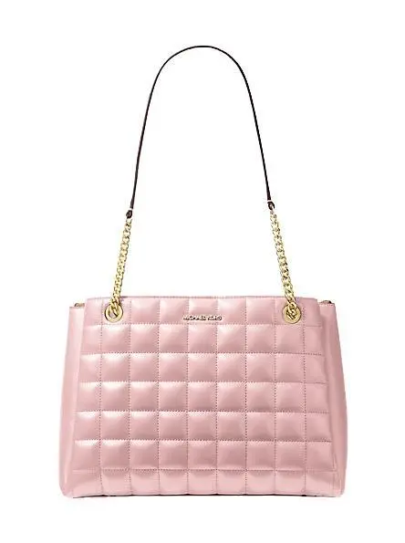 Michael Kors Soho Medium Quilted Tote Bag - Pink