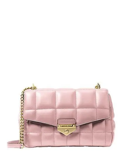 Michael Kors Soho Large Quilted Shoulder Bag - Pink