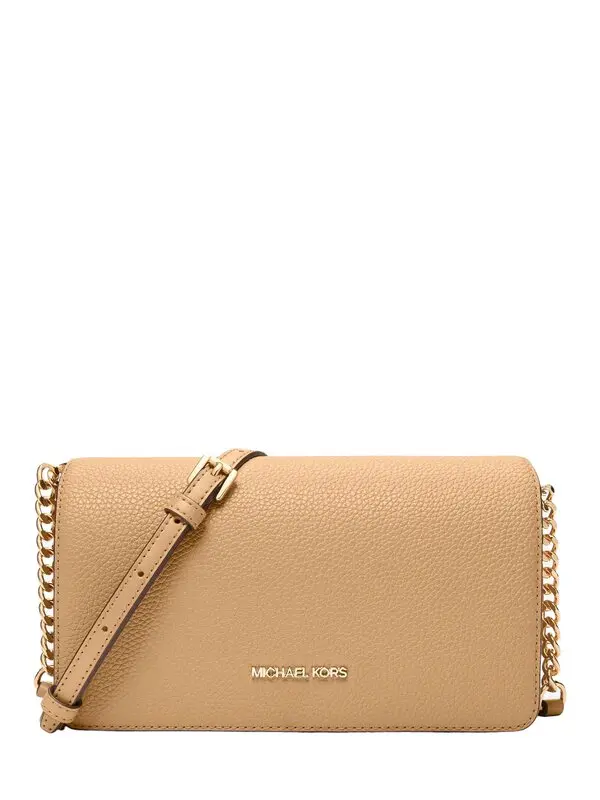 Michael Kors Pebbled Leather Crossbody Bag - Brown