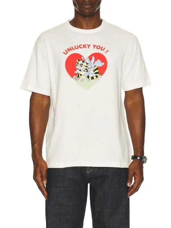 Kenzo Gots Cartoon Classic T-shirt In White - Off White