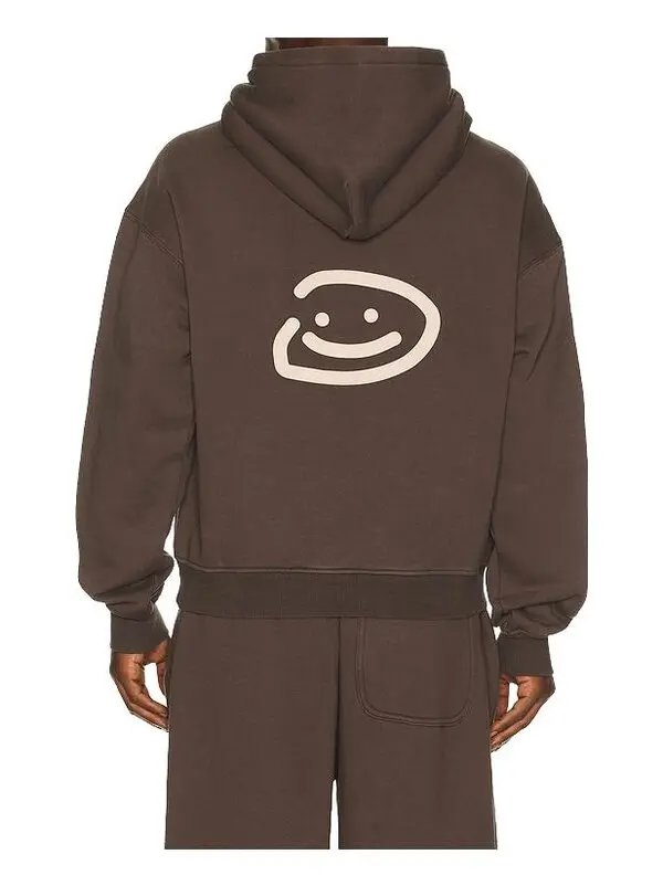 DRMERS CLUB Smiley Logo Hoodie - Cocoa Dust