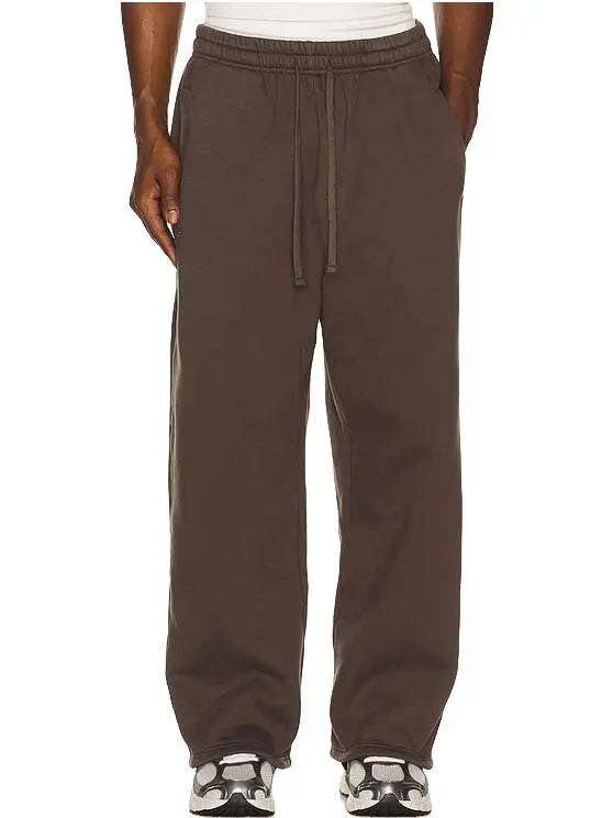 DRMERS CLUB Signature Baggy Sweatpants In Brown - Cocoa Dust
