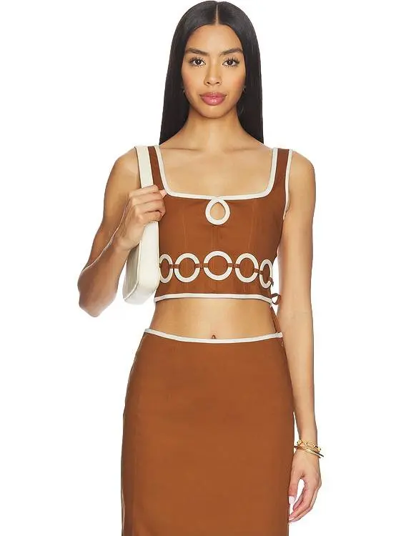 SAUDADE Zuma Top Set - Brown