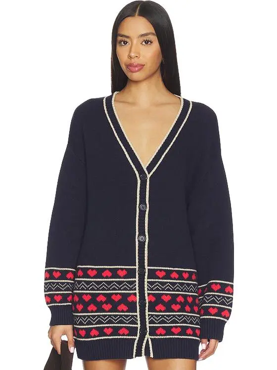 STITCHES & STRIPES Tyler Cardigan - Cadet Combo