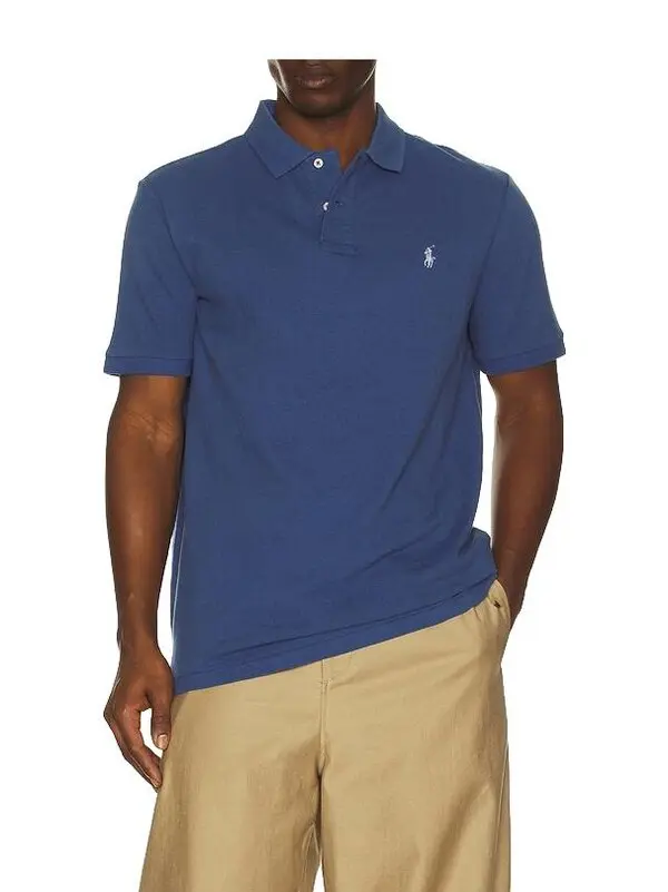 Polo Ralph Lauren Short-sleeve Mesh Polo In Royal - Old Royal