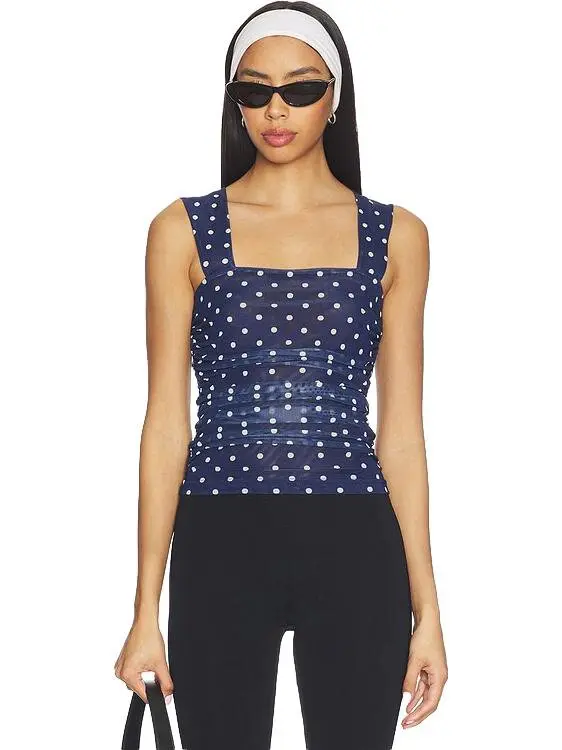 Steve Madden Rorry Knit Top - Sailor Blue