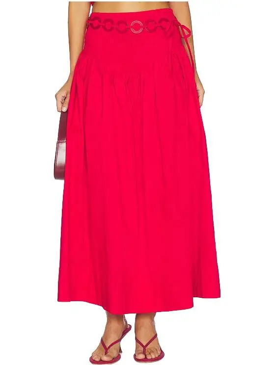 SAUDADE Solly Set Skirt - Red