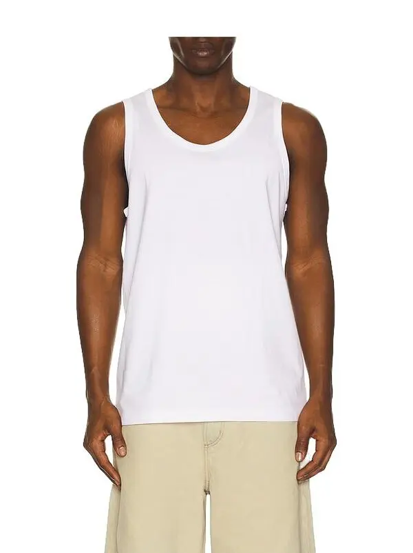 Reigning Champ Lightweight Jersey Slim Tank Top - White